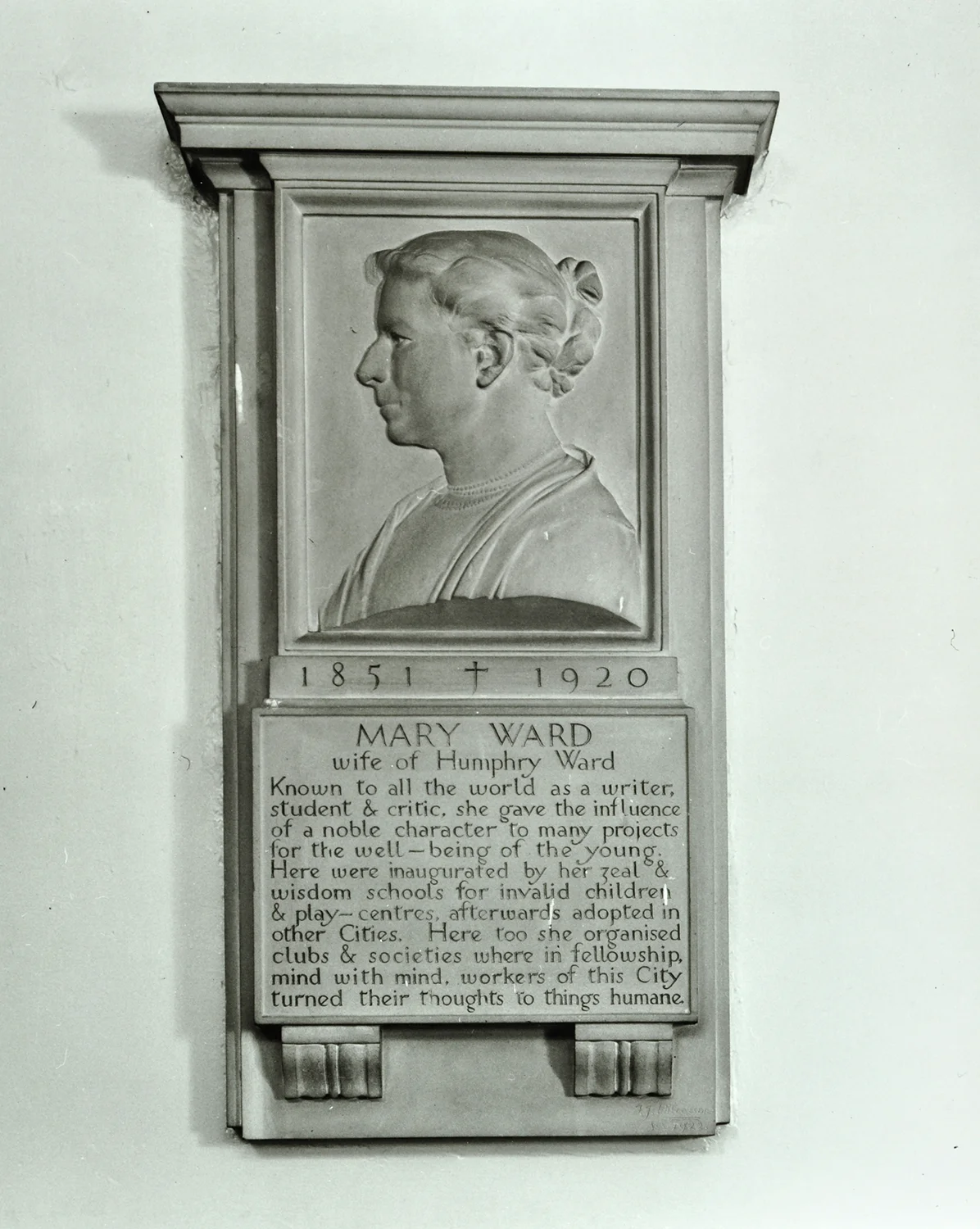 Mary Ward House - History