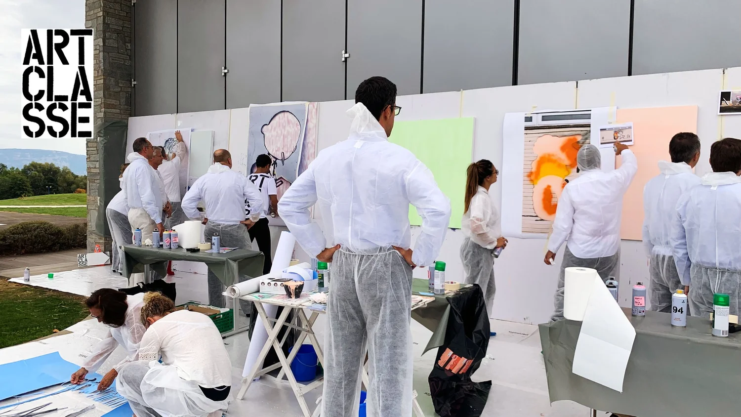 ART CLASSE — Team Building workshops for companies where employees ...