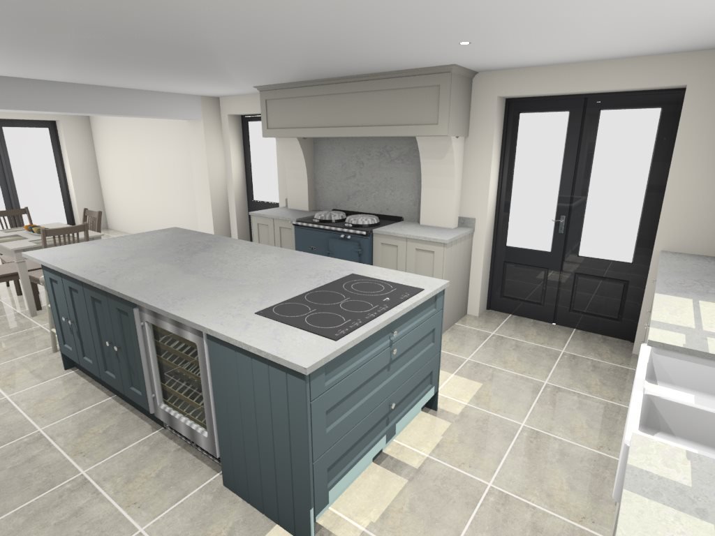 Handcrafted dream Kitchen in Cotsworlds — Country Kitchens