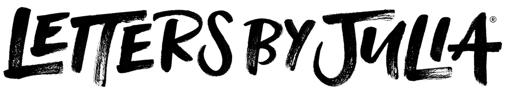 Calligraphy Sketchbook — Letters by Julia - Hand Lettering