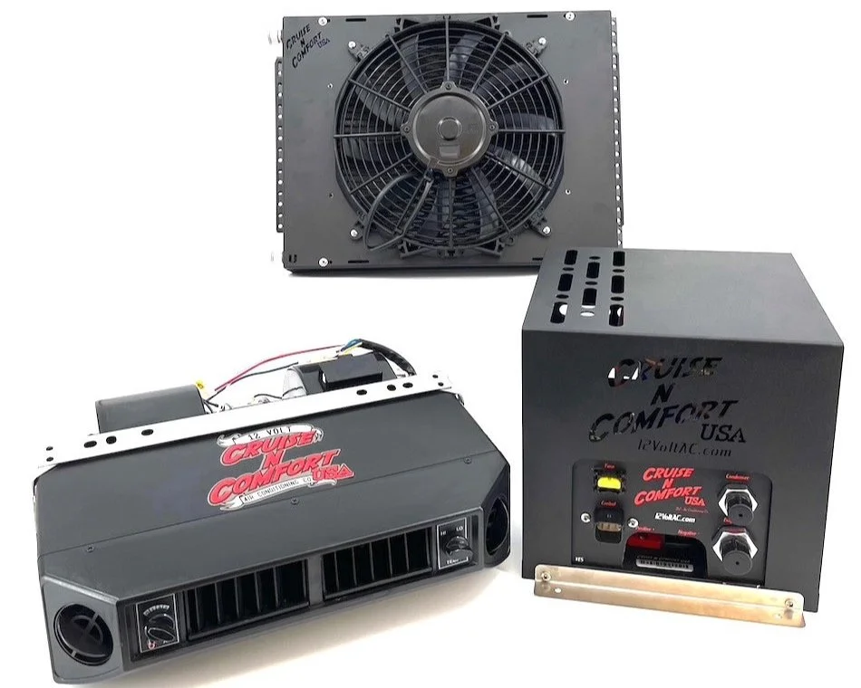 12/24/48 Volt DC Air Conditioners..Battery Powered..Solar Powered..Hand ...