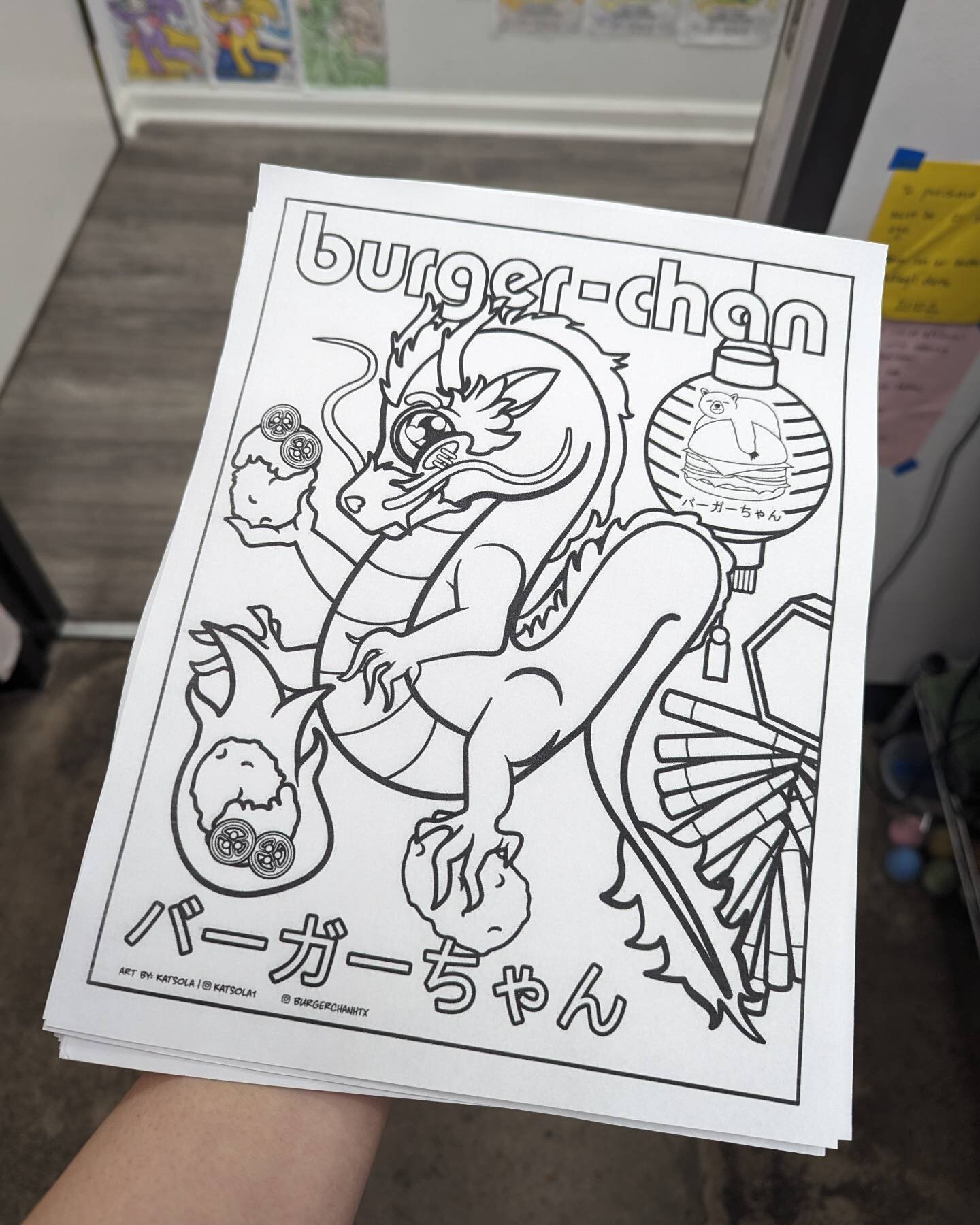 Menu Notes + Drinks Menu — burger-chan