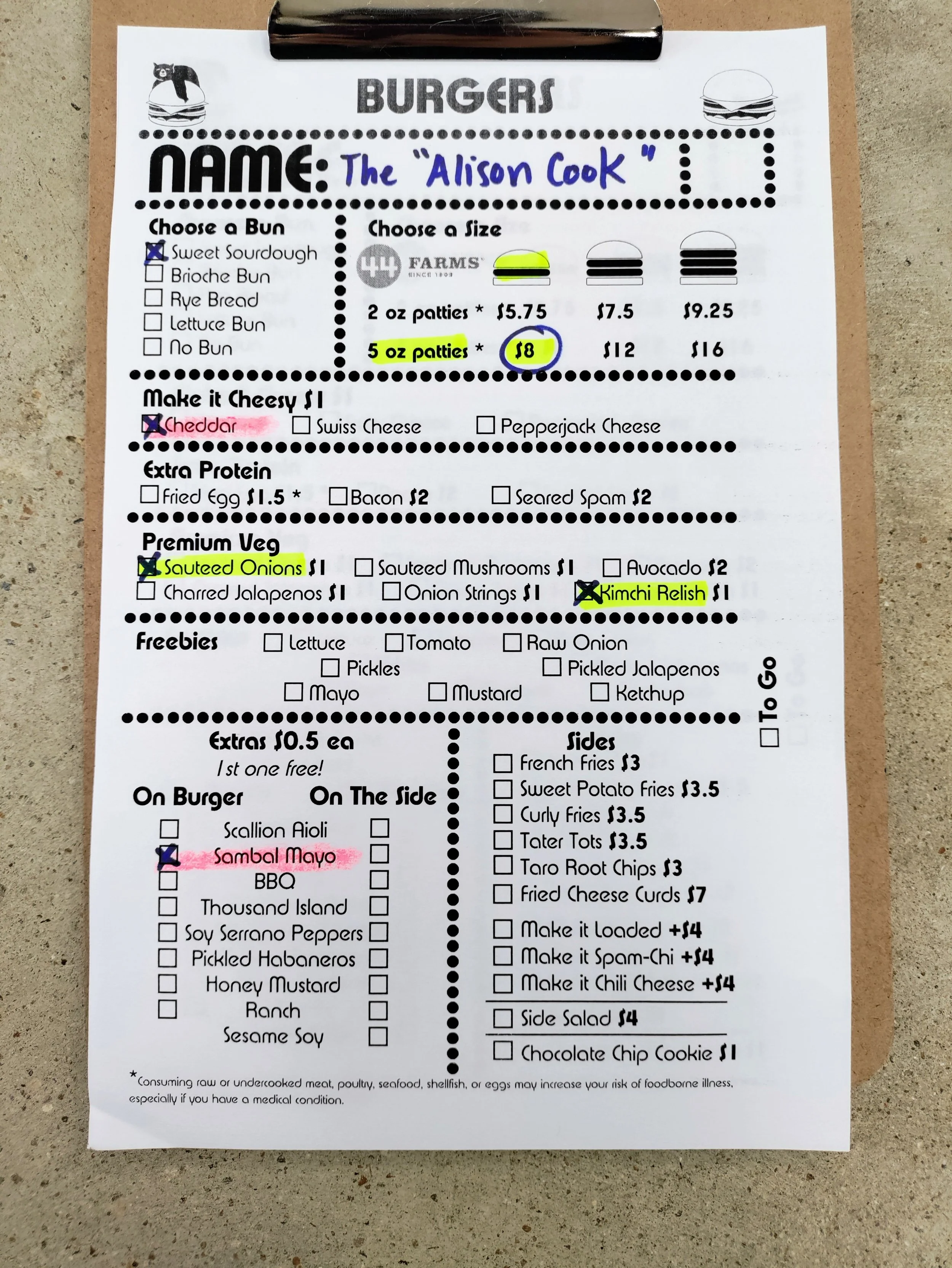 Updates + Specials — burger-chan