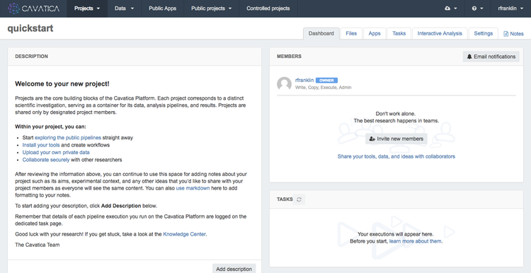 Getting Started — CAVATICA