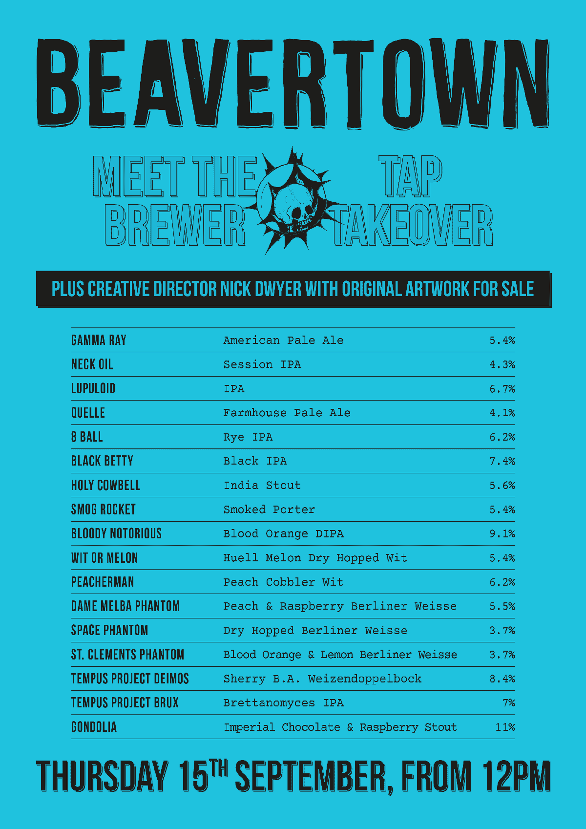 Beavertown Meet the Brewer & Tap Takeover — The Craft Beer Co.