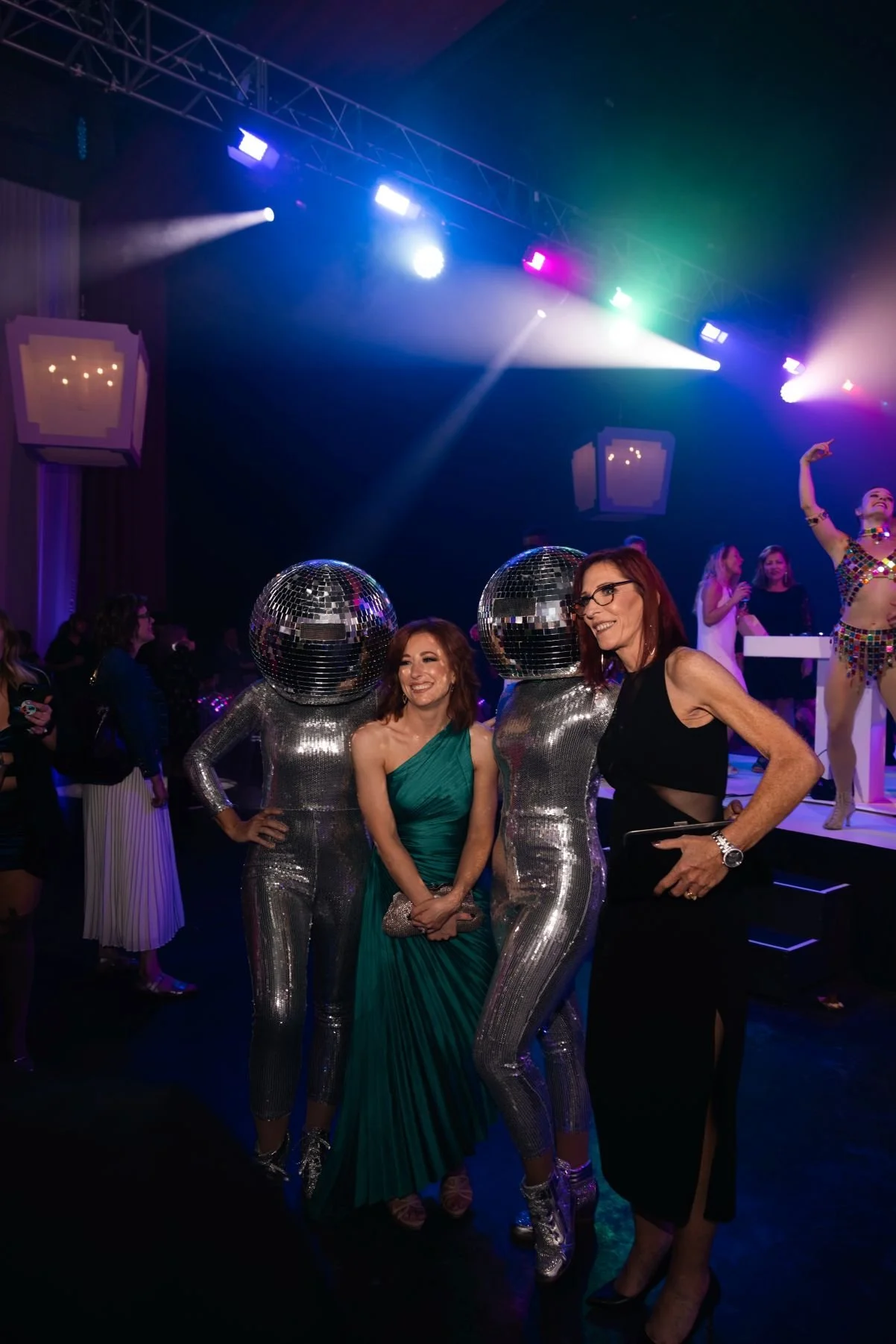 Disco Ball Dancers — Elevate Performance and Production Company