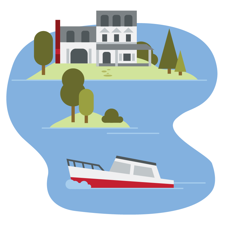 Sacred Heart University Tourism Map — Cinder Design Co.