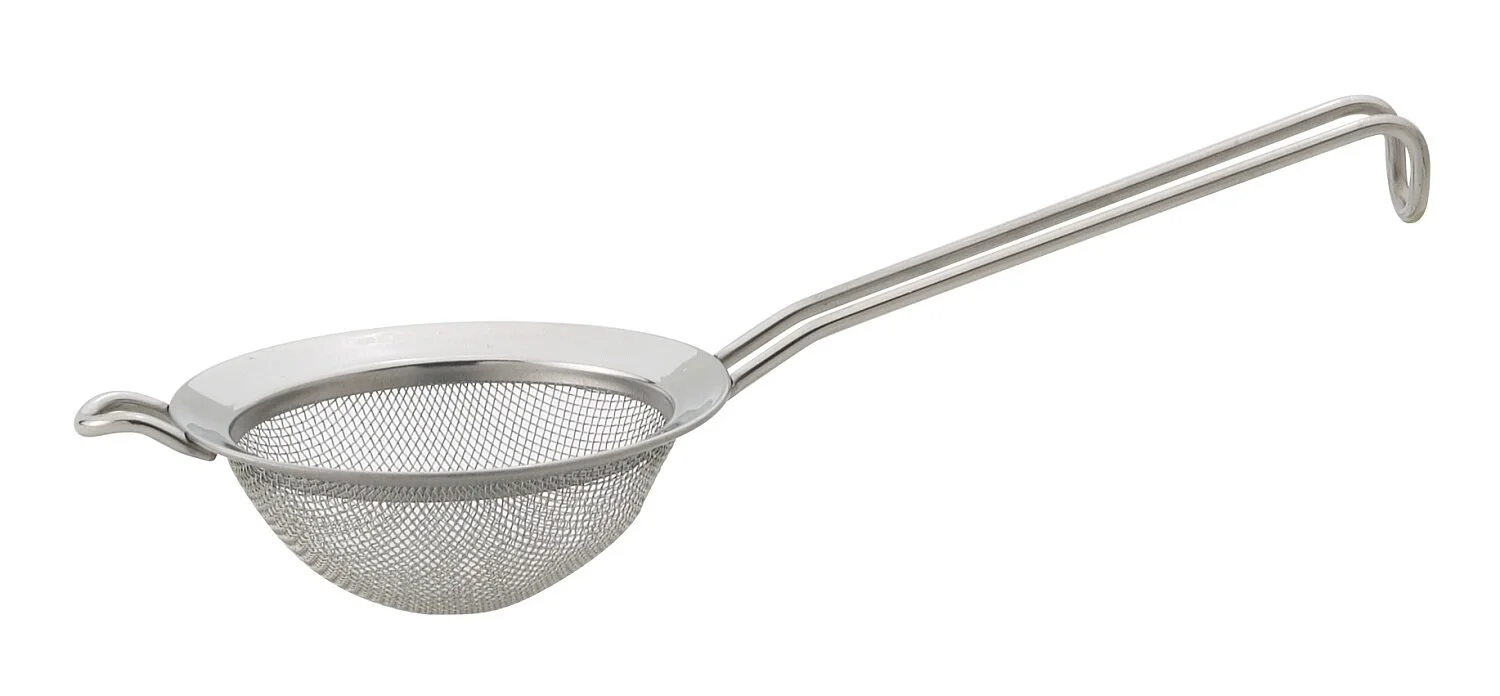 STRAINER 7" SS DOUBLE MESH — Kiss the Cook Wimberley