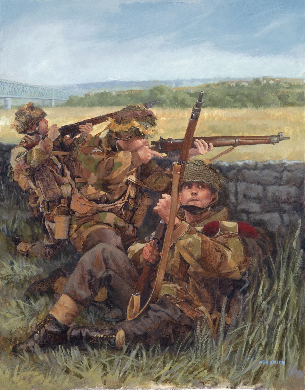 Wwii Paratrooper Art