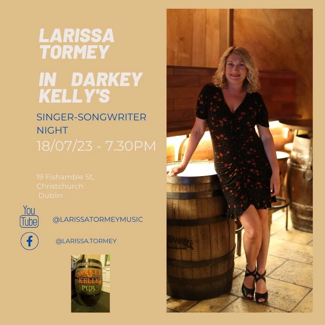 Singer-Songwriter Night at Darkey Kellys — Larissa Tormey