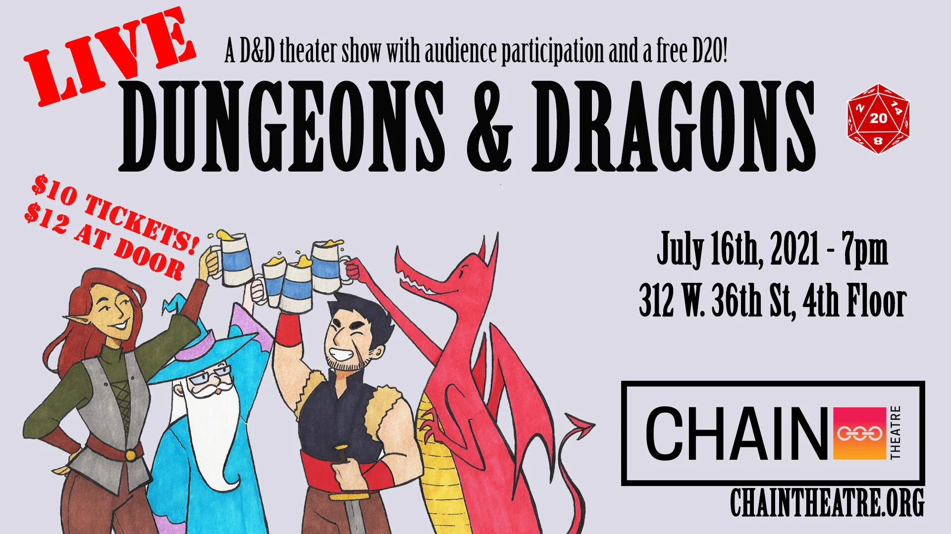 Dungeons & Dragons LIVE — Chain Theatre