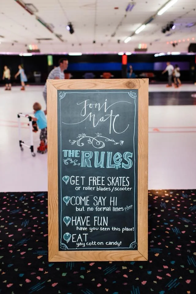 A Roller Skating Wedding Reception at Classic — Classic Skating & Fun ...