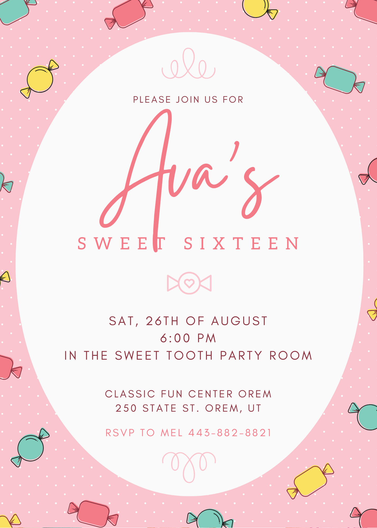 Birthday Party Invitations — Classic Skating & Fun Center | Family Fun ...