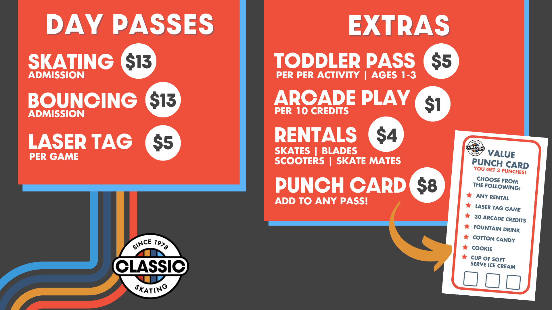 Pricing — Classic Skating & Fun Center | Family Fun & Birthday Parties ...