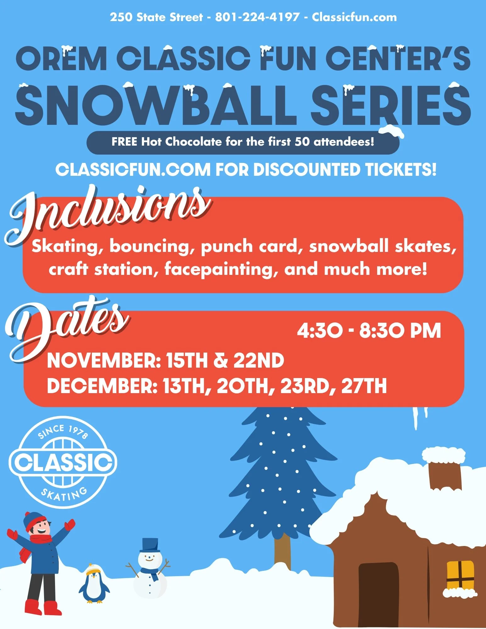 Snowball Series — Classic Skating & Fun Center | Family Fun & Birthday ...