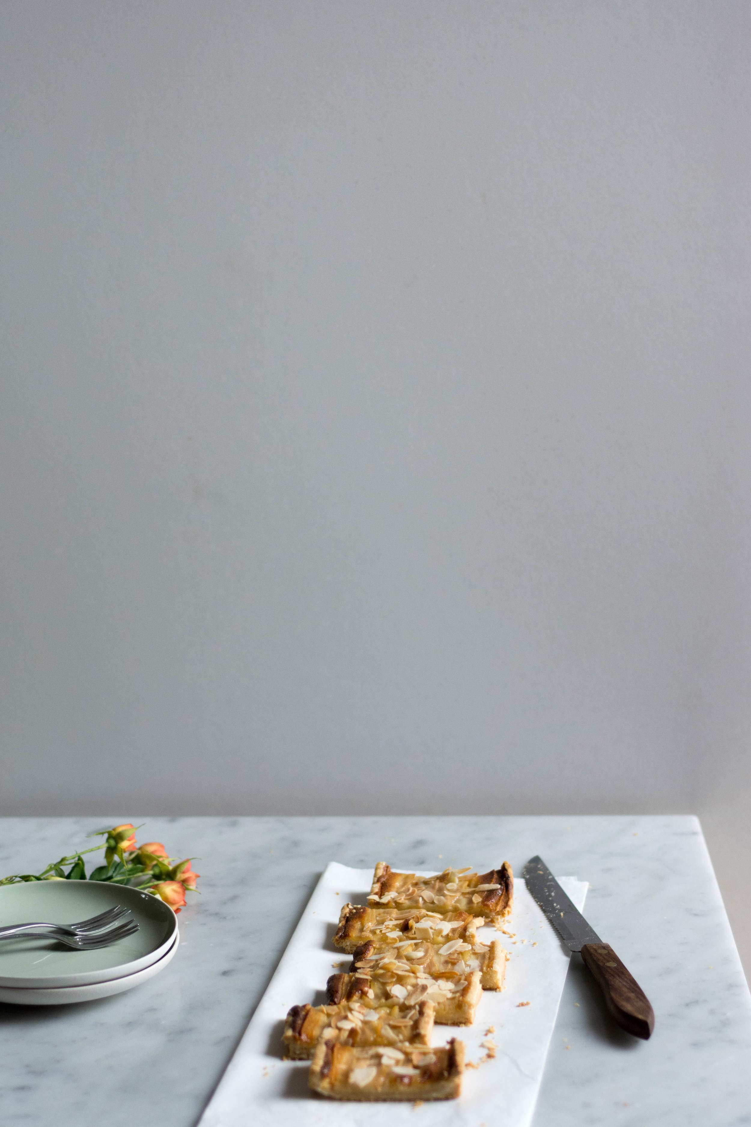 pear frangipane slices — elise noyez