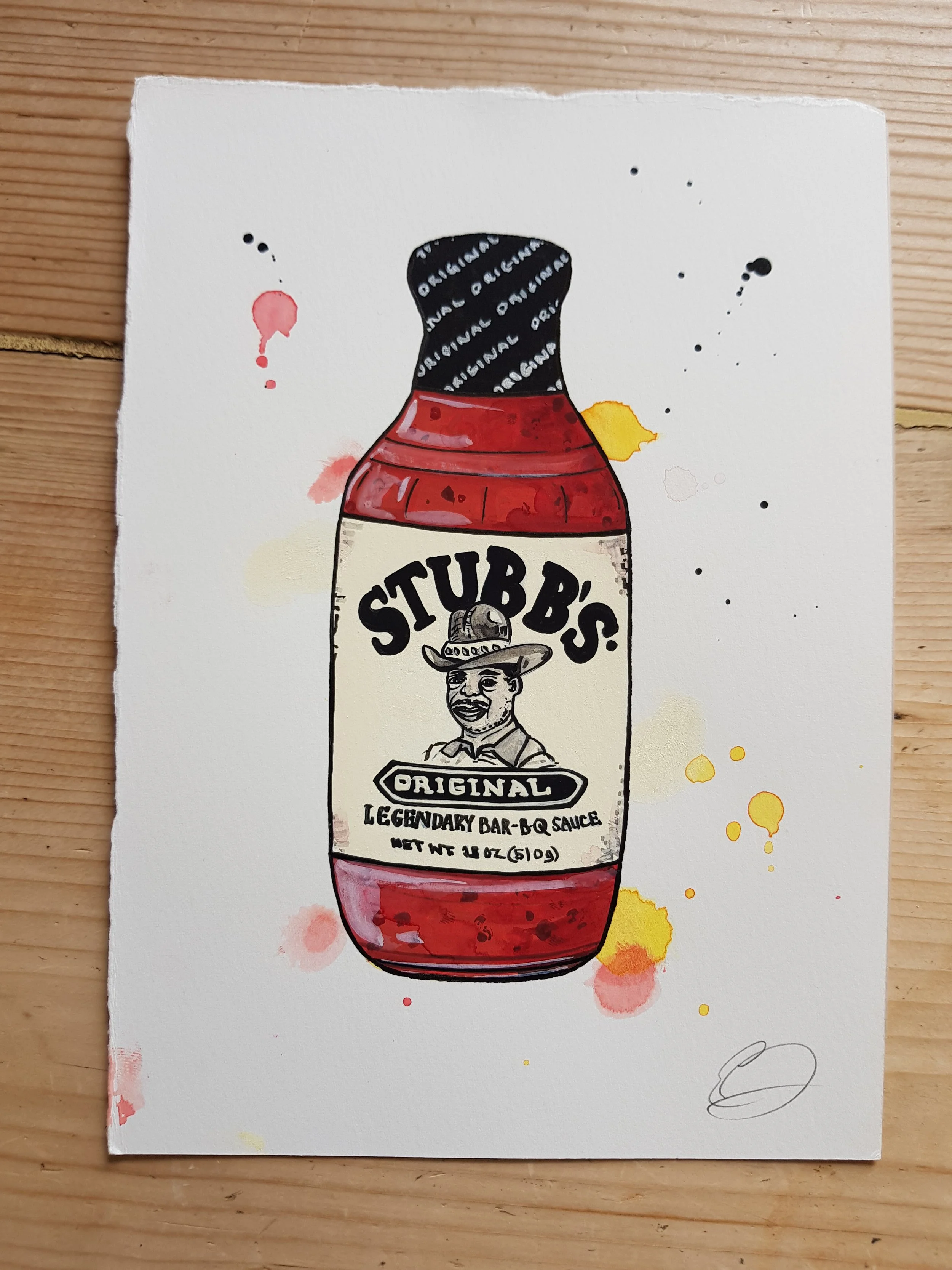 Stubbs Legendary Bar-BQ Sauce! — Emma Dibben Illustration