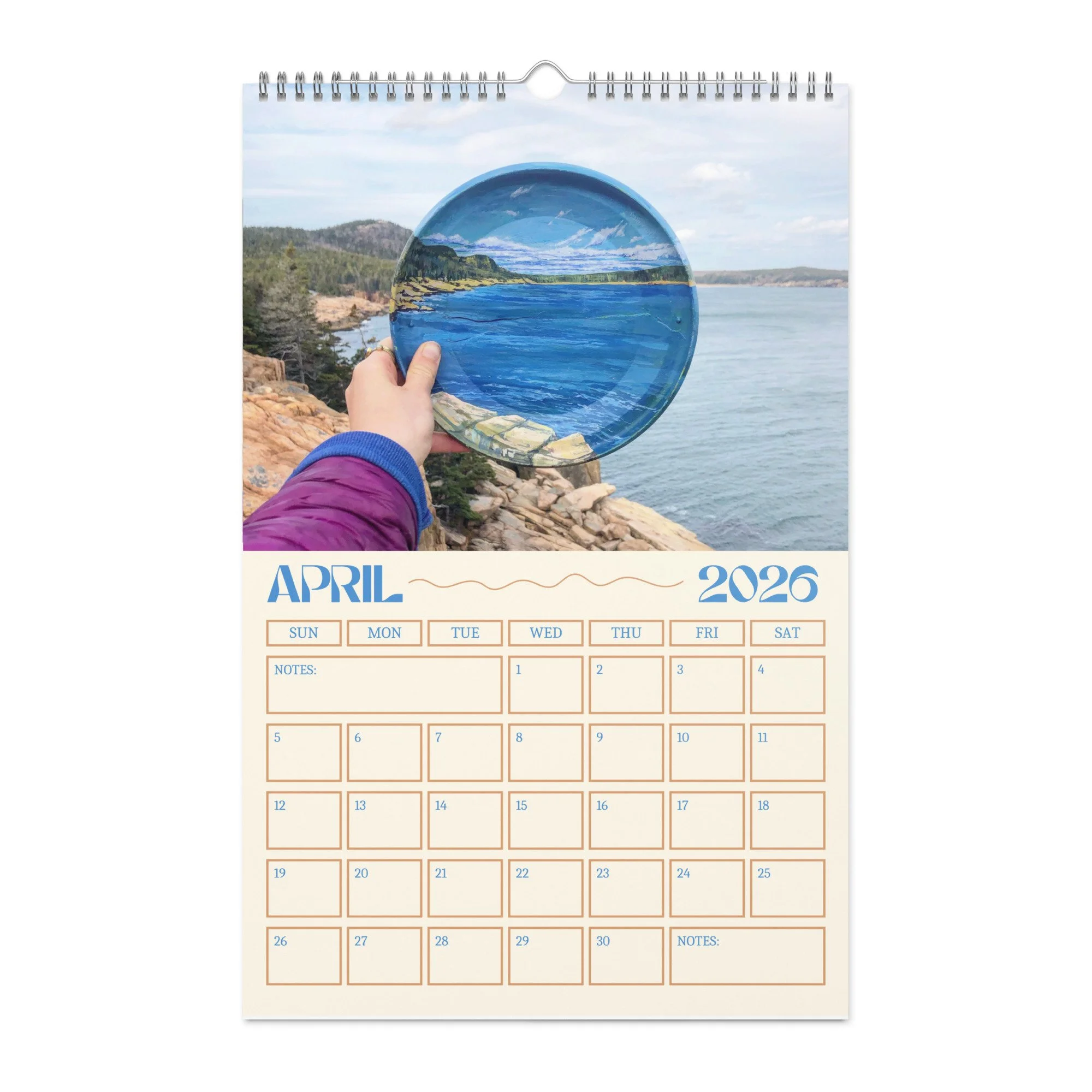 Wall calendar (2026) — Mariah Reading Art
