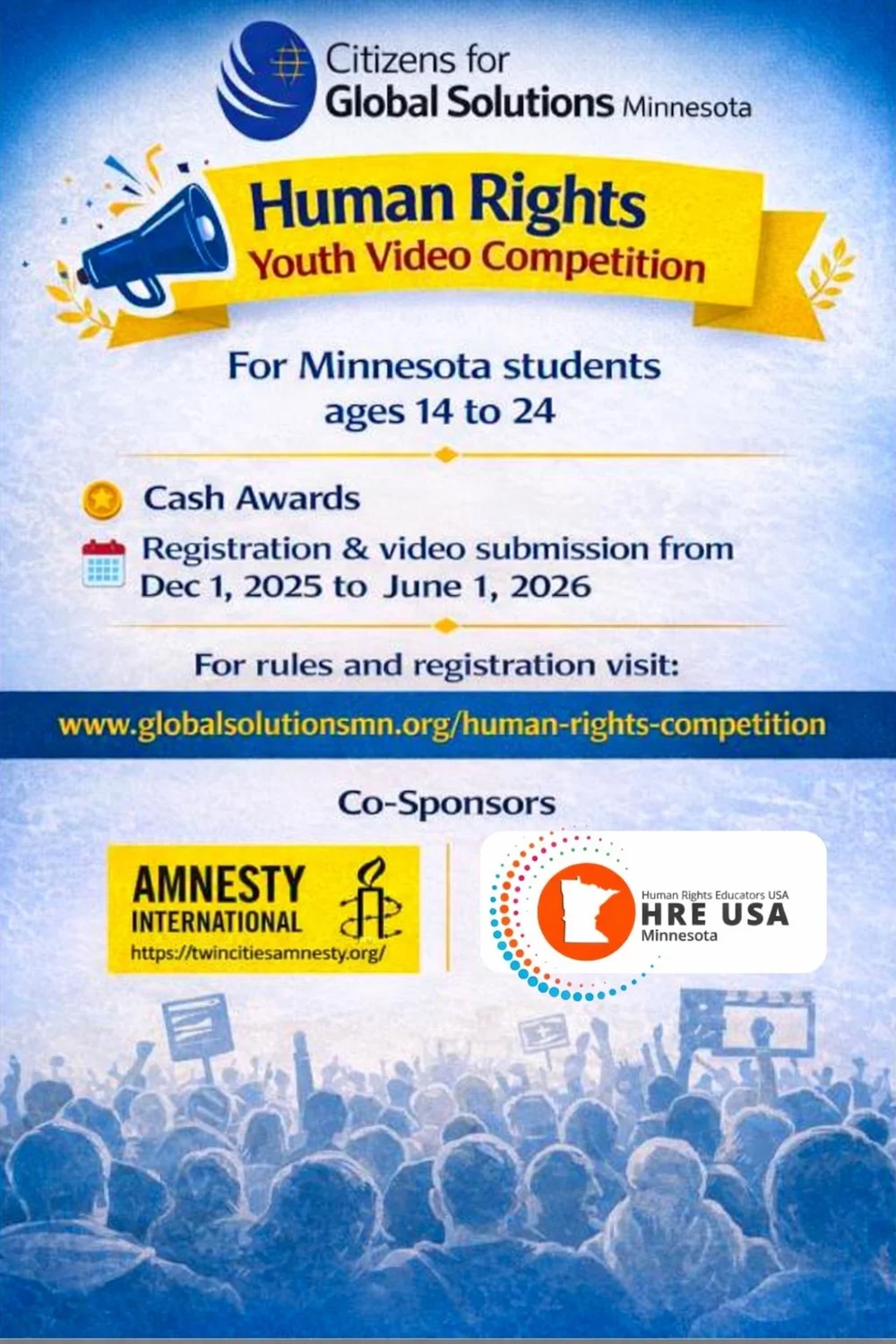 Human Rights Competition Rules — Citizens for Global Solutions Minnesota