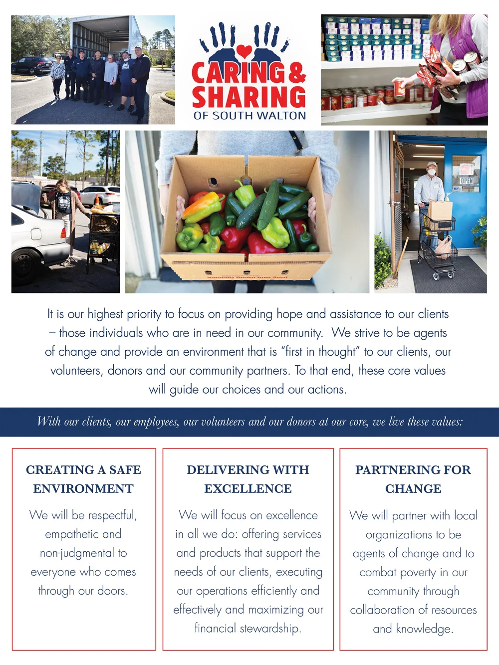 Volunteer — Caring & Sharing of South Walton