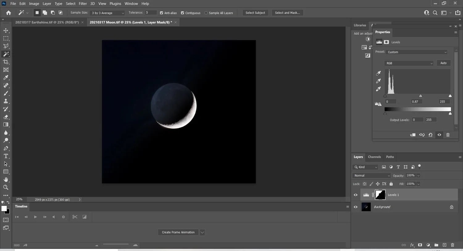 Creating An HDR Image Of The Moon — The London ASTRONOMER
