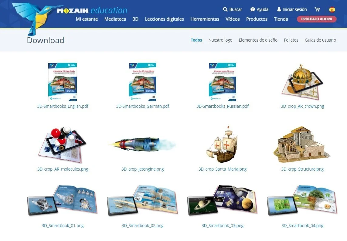 Marketing mozaBook — Mochila Digital