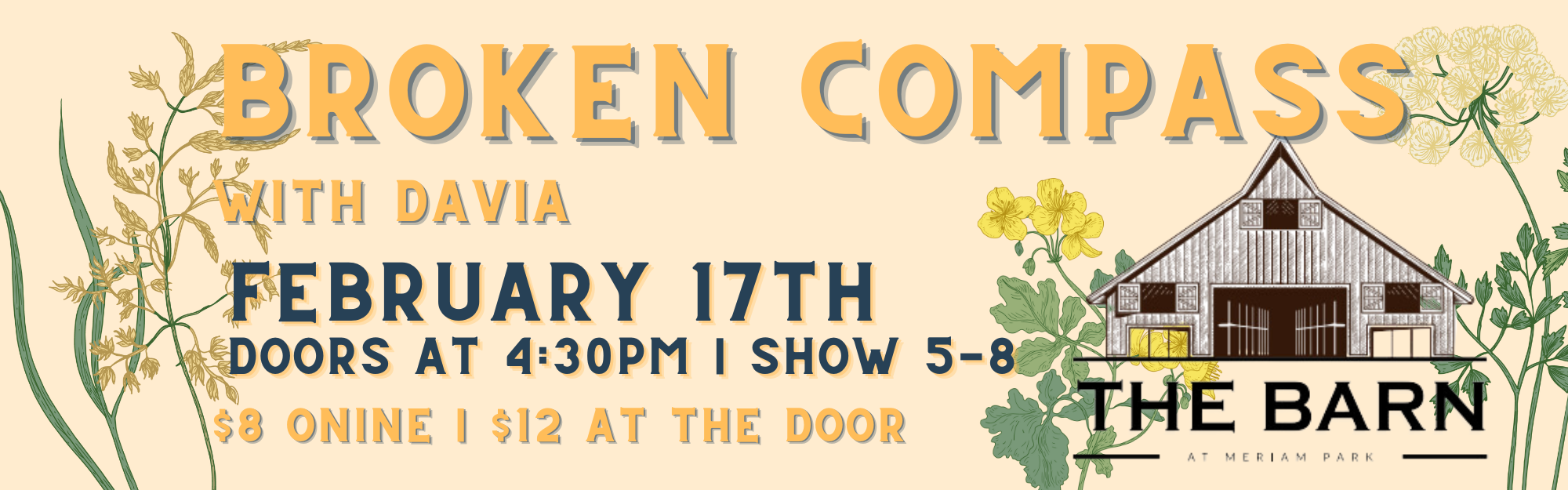 Live at The Barn | Broken Compass — Meriam Park