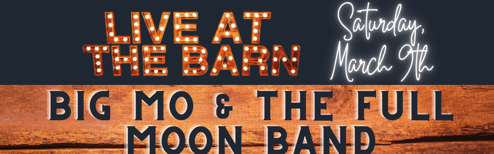 Live at The Barn | Big Mo & The Full Moon Band — Meriam Park