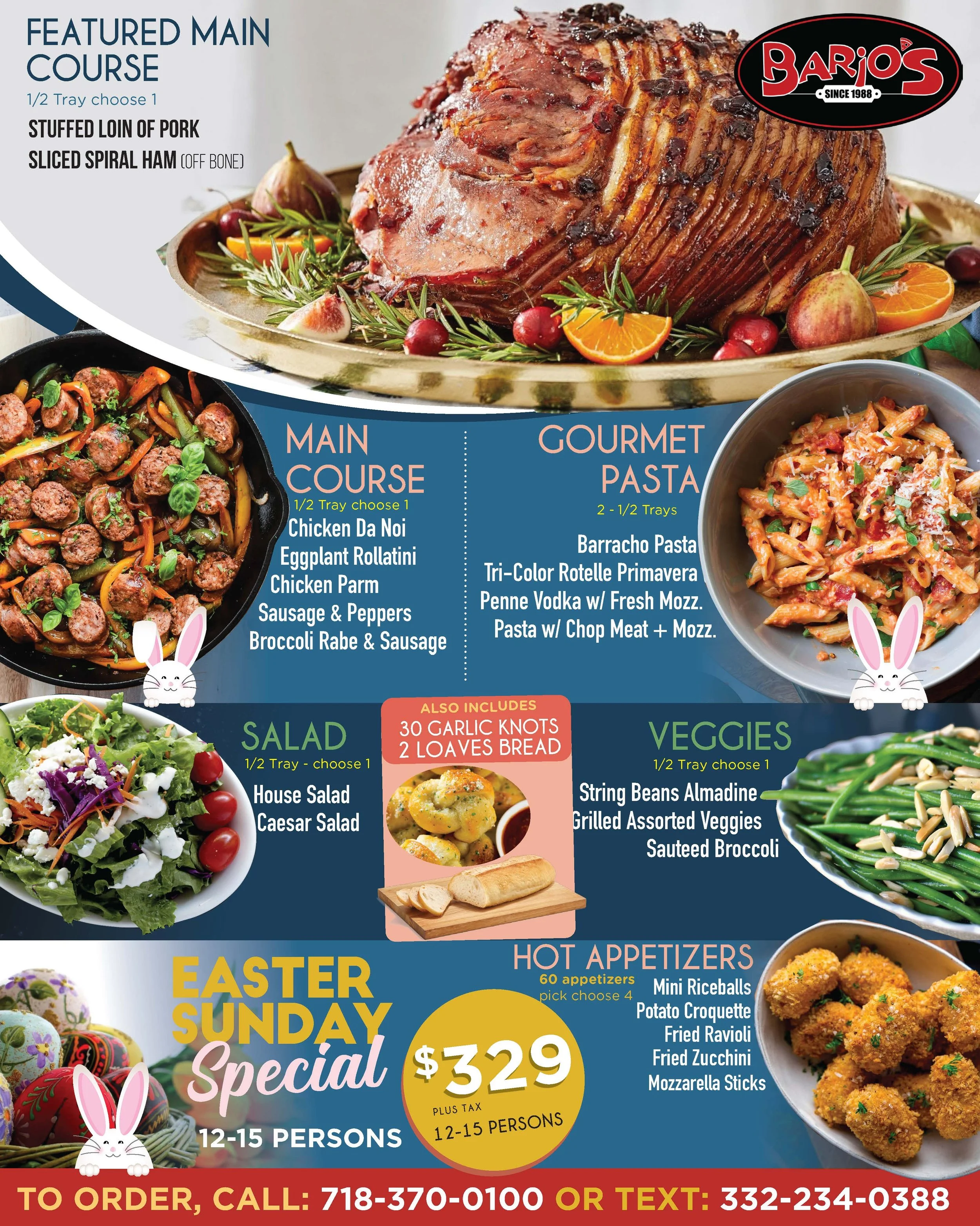 Easter Catering — CATERING | PIZZA | PASTA | HEALTHY FOOD | Staten ...