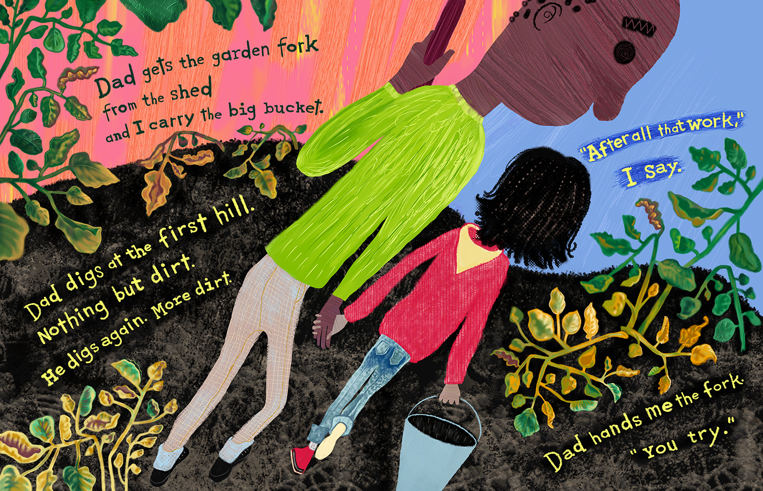 Two Old Potatoes and Me — Carolyn Fisher|Illustrator|Author|Workshops