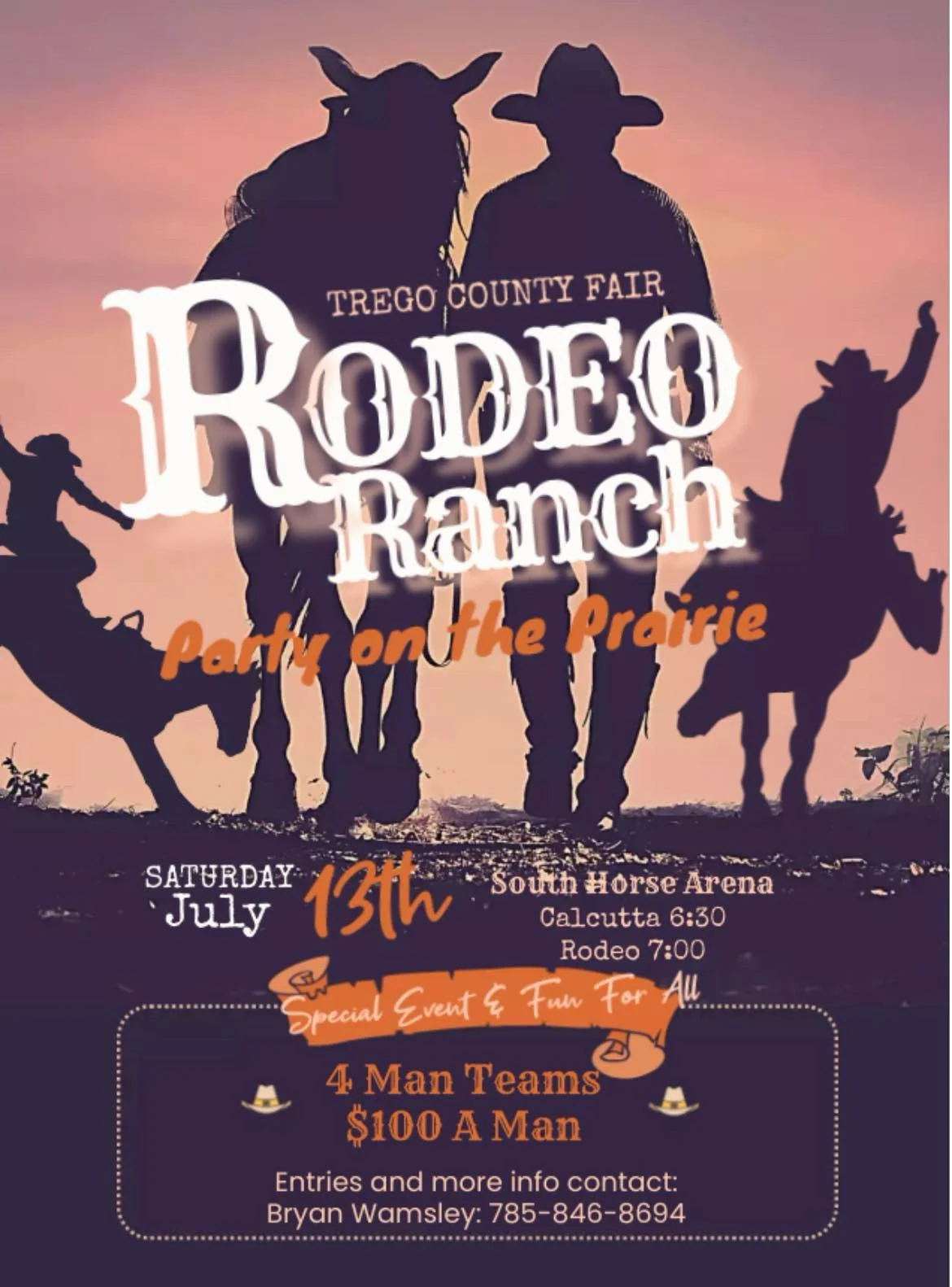 RANCH RODEO — Trego County Fair