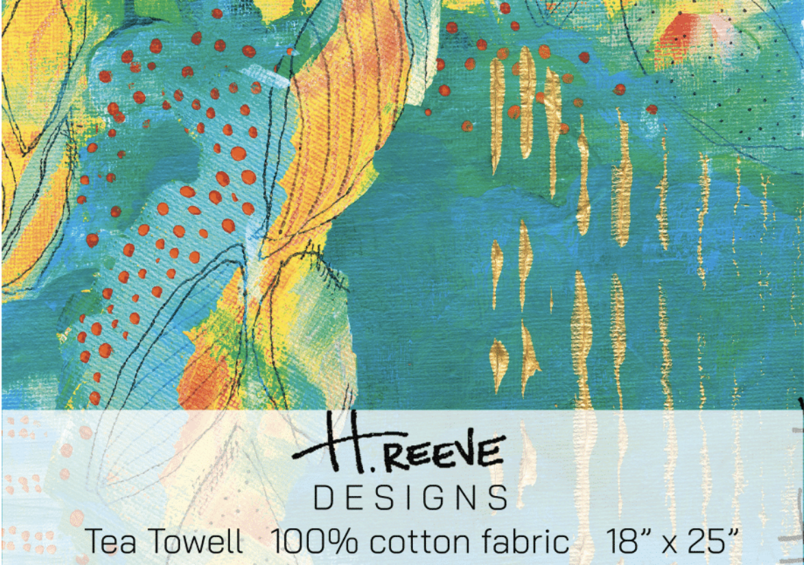 Pre-Order: Leaf Dance by Hailey Tea Towel — Sherri Reeve Gallery and Gifts
