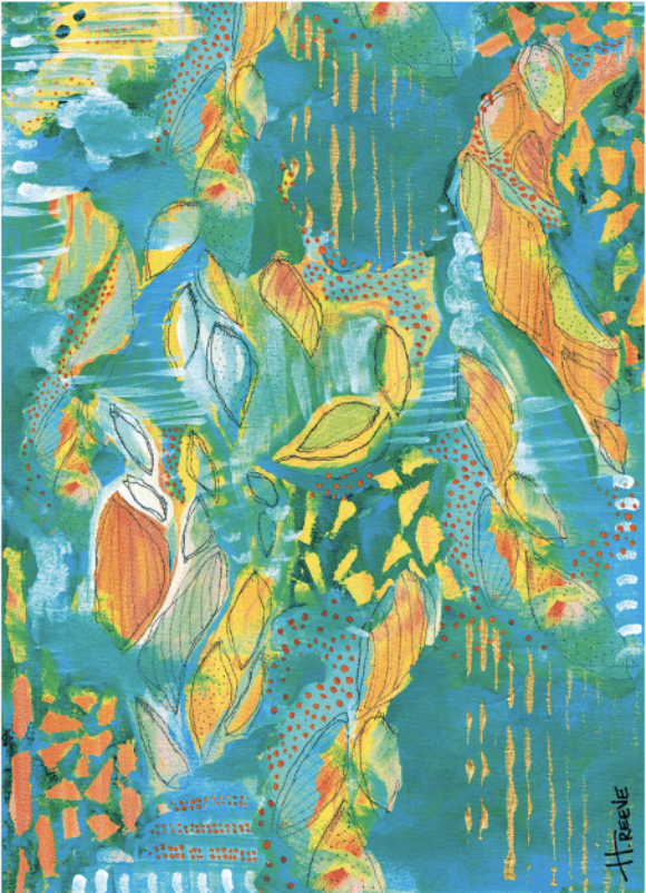 Pre-Order: Leaf Dance by Hailey Tea Towel — Sherri Reeve Gallery and Gifts