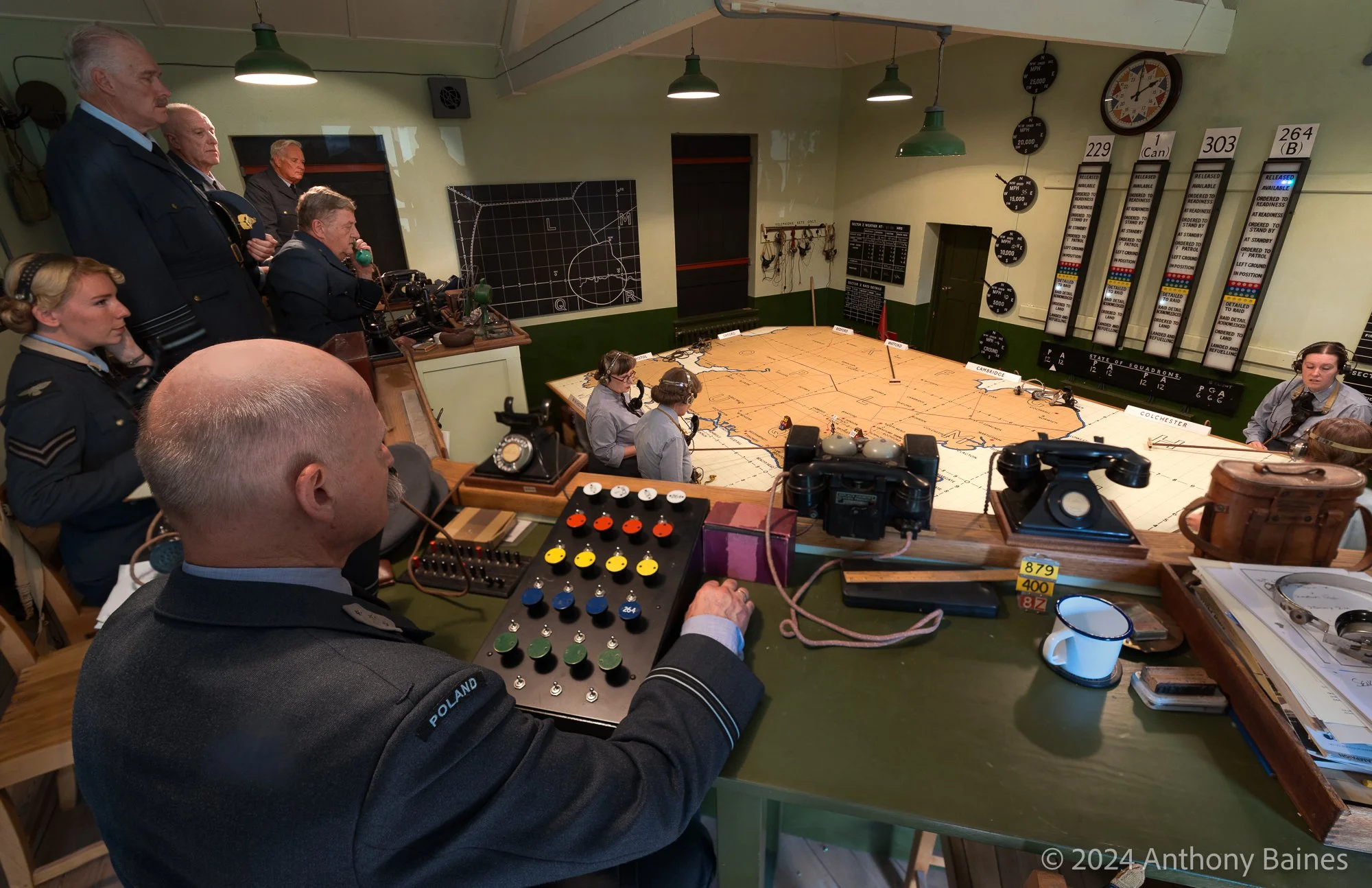 Battle of Britain Operations Room, RAF Northolt — Anthony Baines ...
