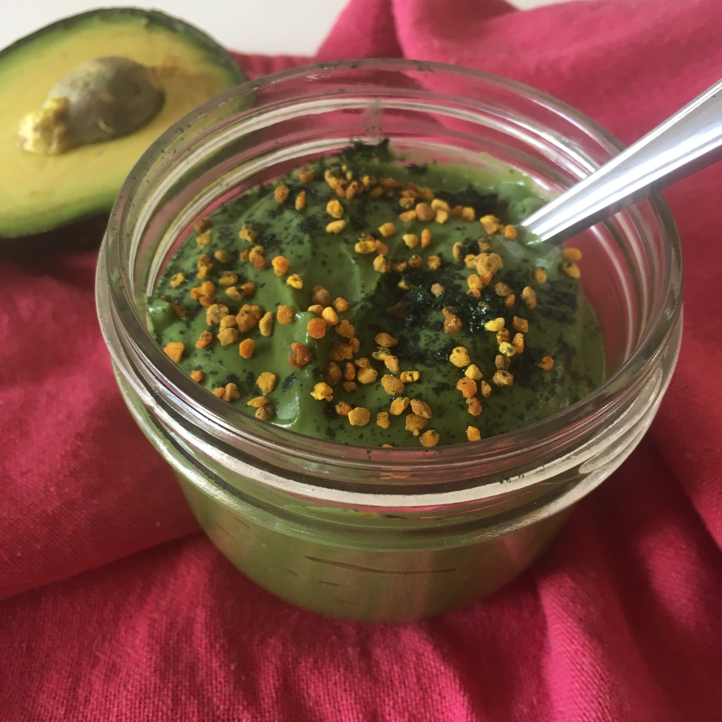 Matcha Avocado Pudding — The Crunchy Crusader