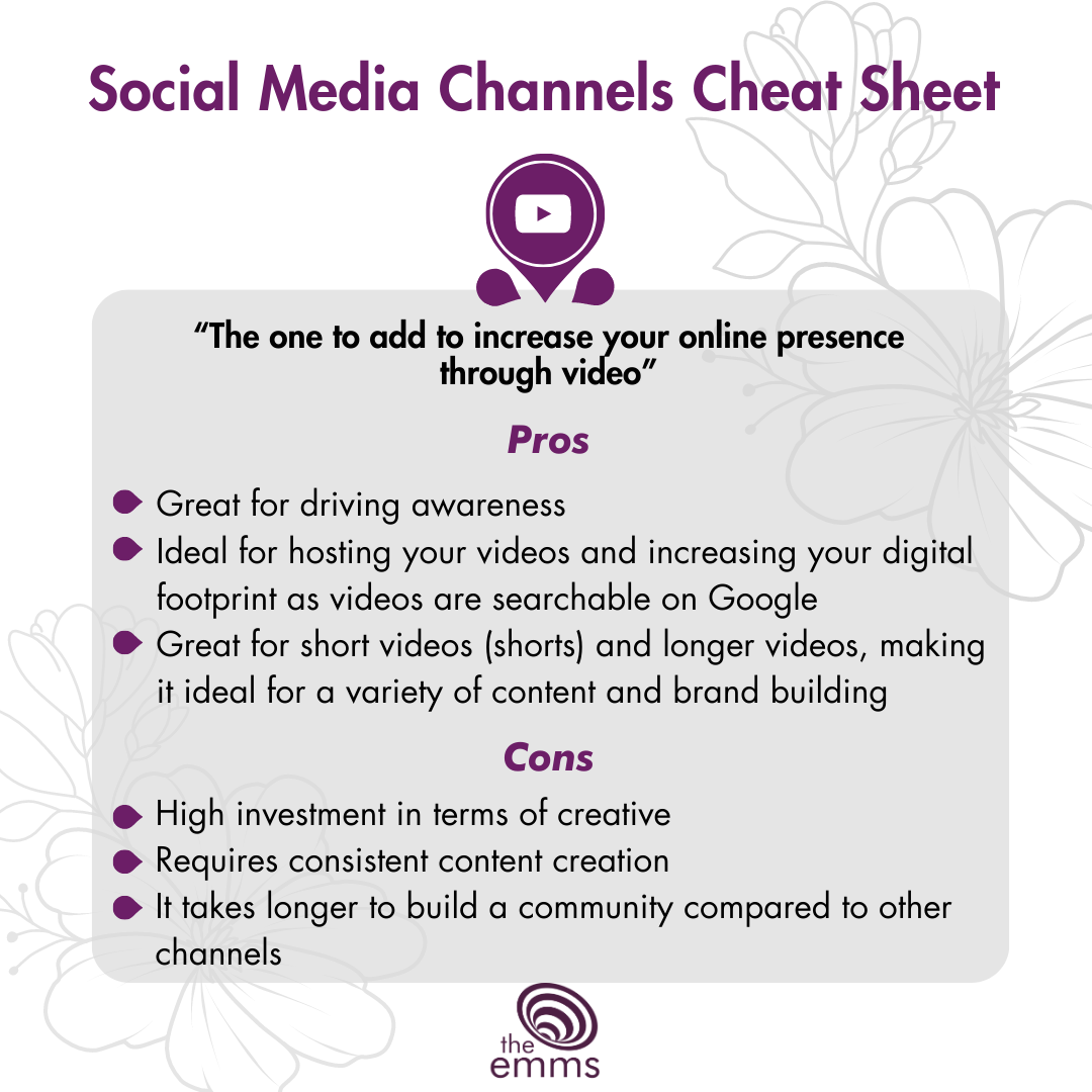 Free Social Media Cheat Sheet and Tips! — The Emms Marketing Services ...