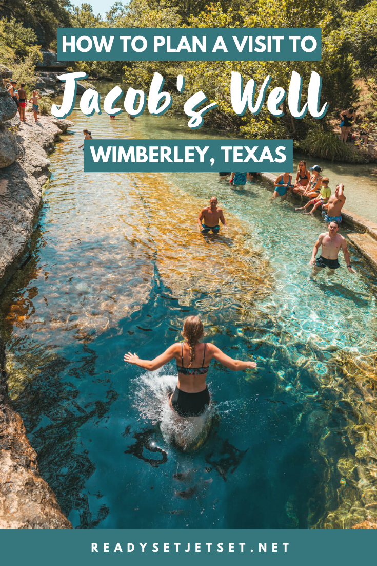 How To Visit Jacob's Well Natural Area in Wimberley, Texas - Ready Set ...
