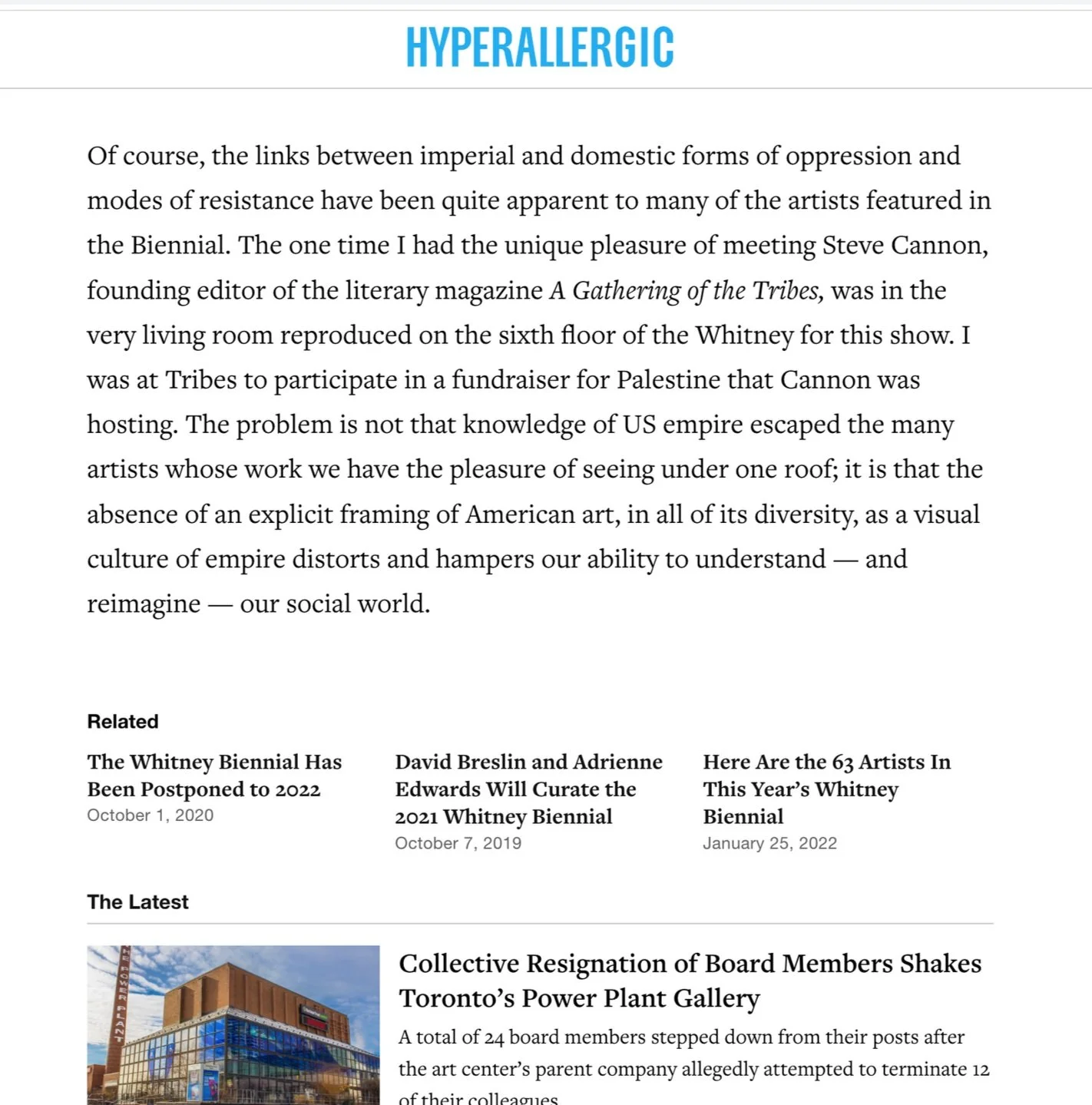 Hyperalergic Reviews The Whitney Biennial A Gathering Of The Tribes Hyperalergic Reviews The Whitney Biennial A Gathering Of The Tribes