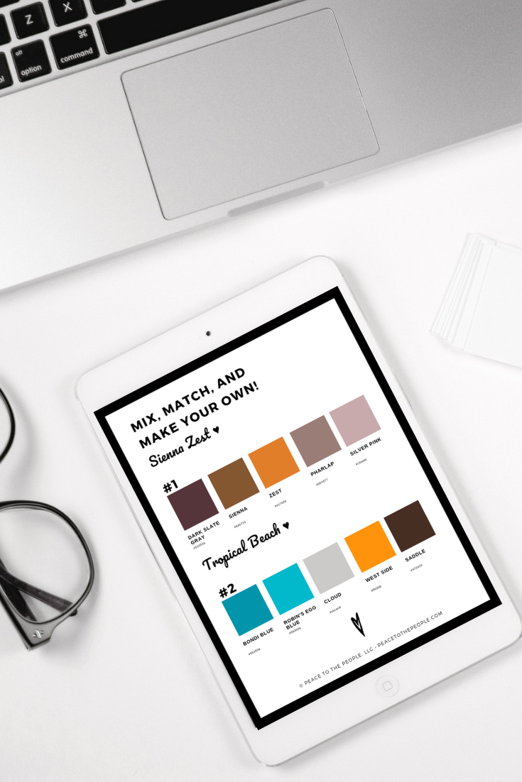 Download Free Manual: 50 Color Palettes + Themes — Peace to the People ...