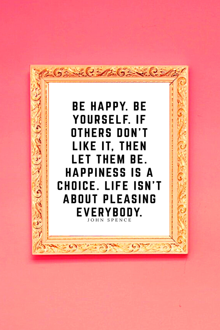 Being Happy With Yourself Quotes
