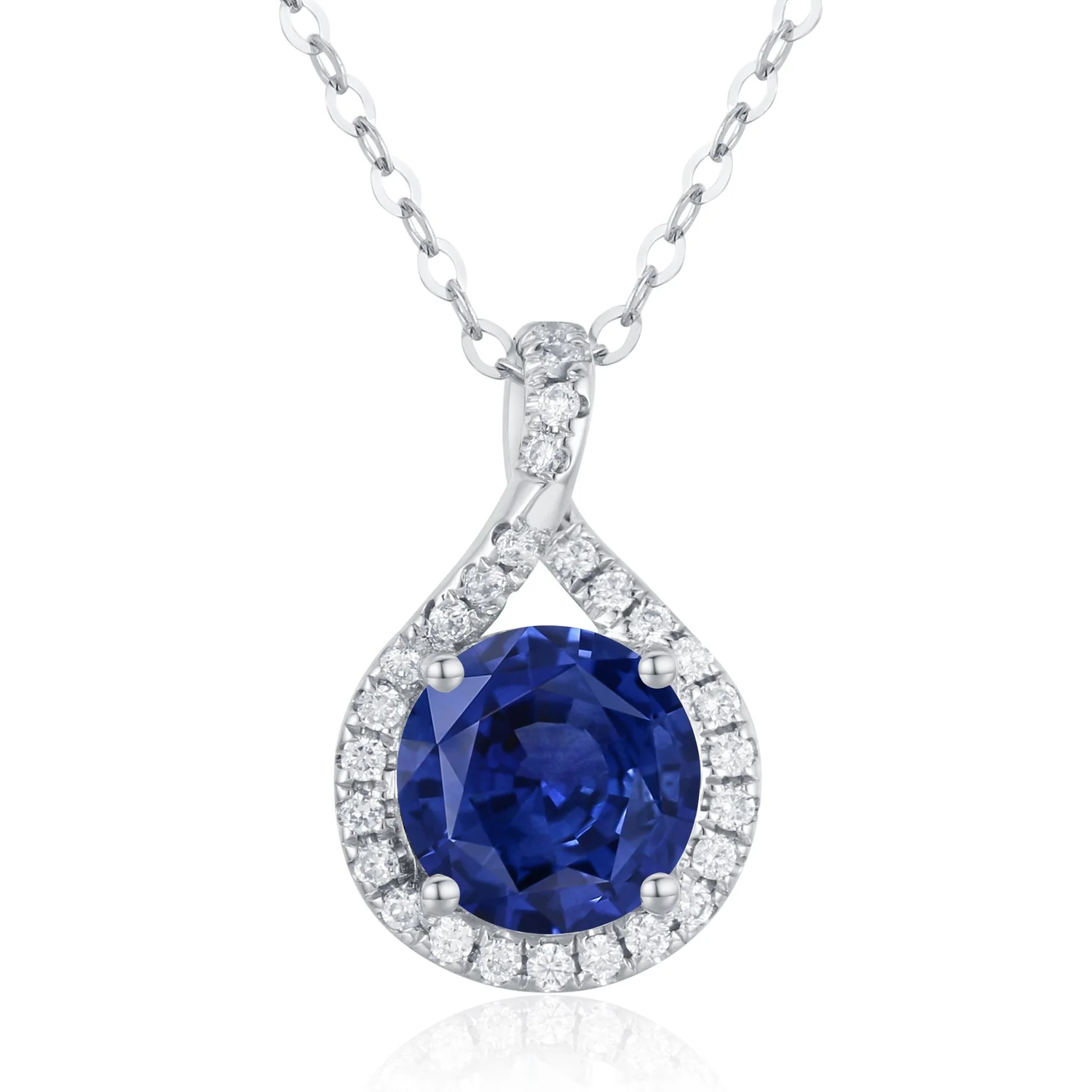 Simple Sapphire Necklace