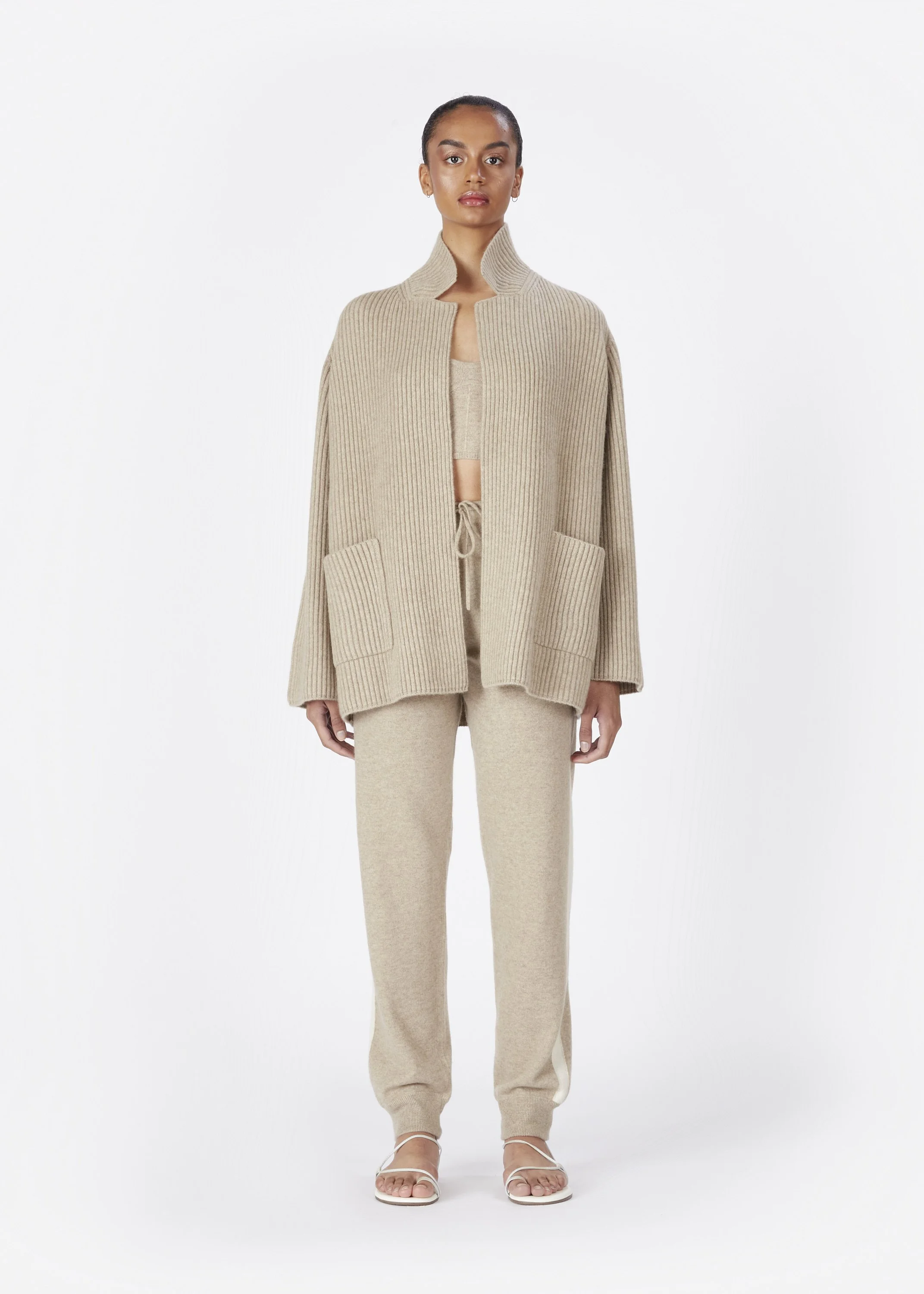 Pimp Jacket in dark khaki/burgundy — MANDKHAI | Sustainable Mongolian ...