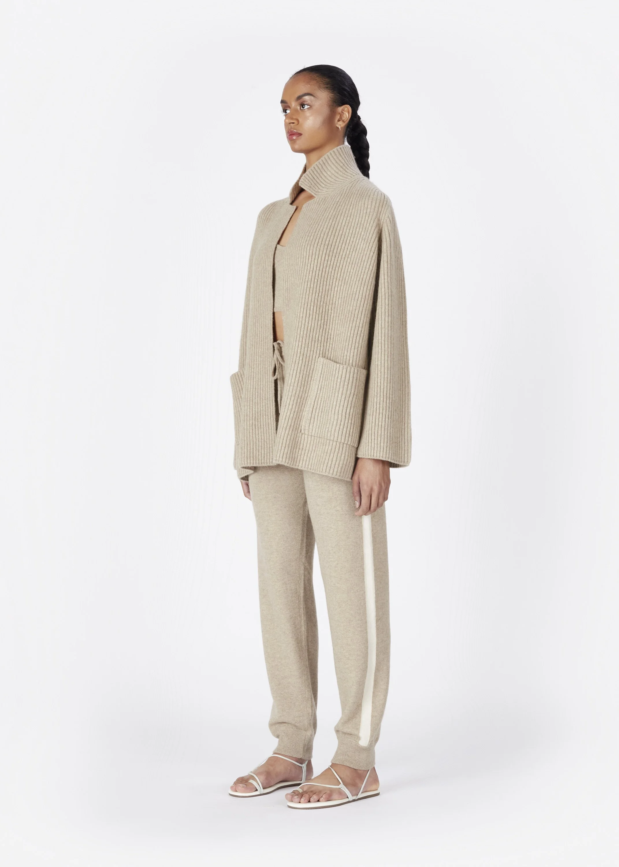 Pimp Jacket in dark khaki/burgundy — MANDKHAI | Sustainable Mongolian ...