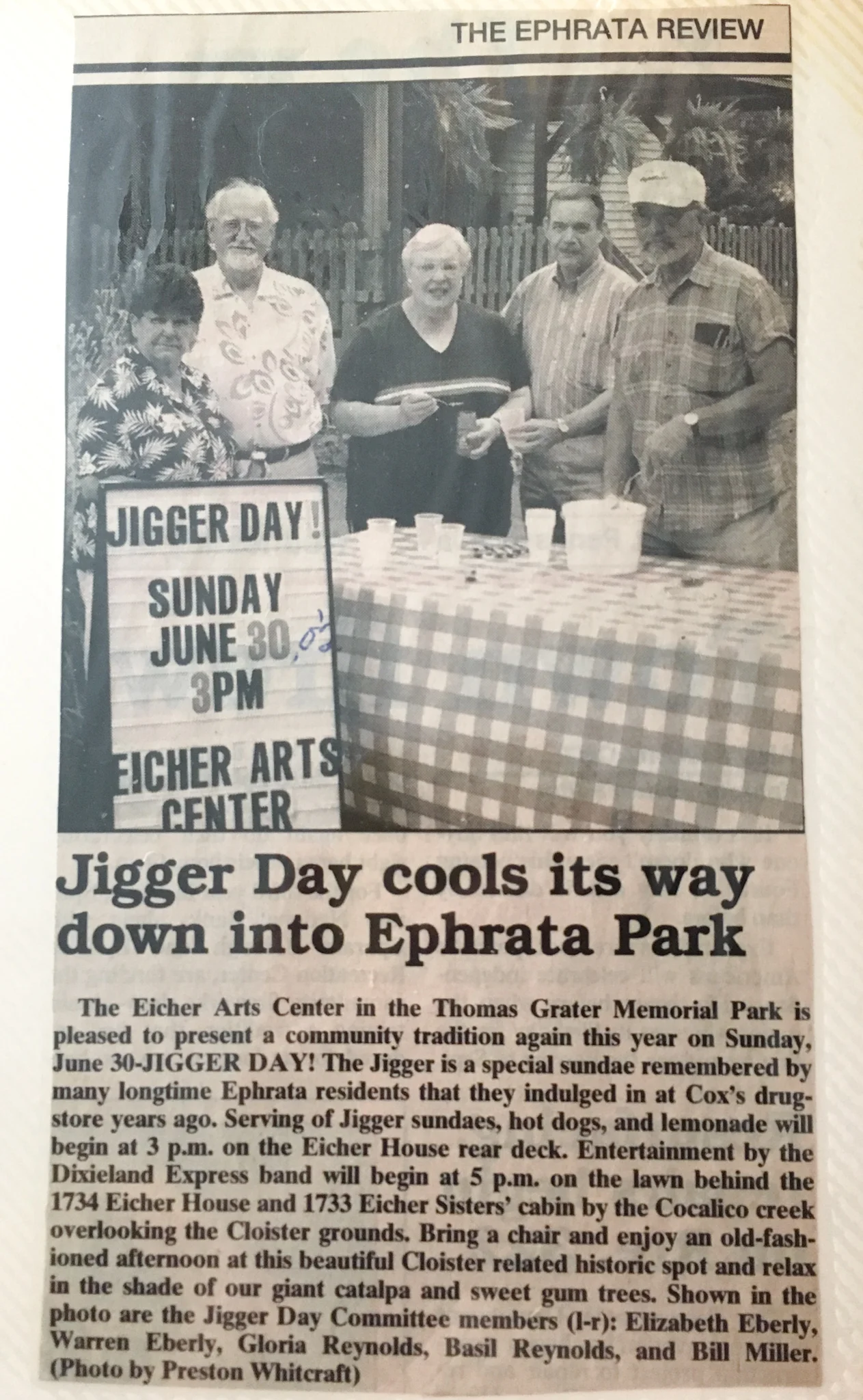 History — Eicher Arts Center