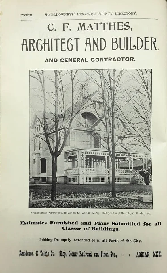 Historic District Tour — Adrian Architecture