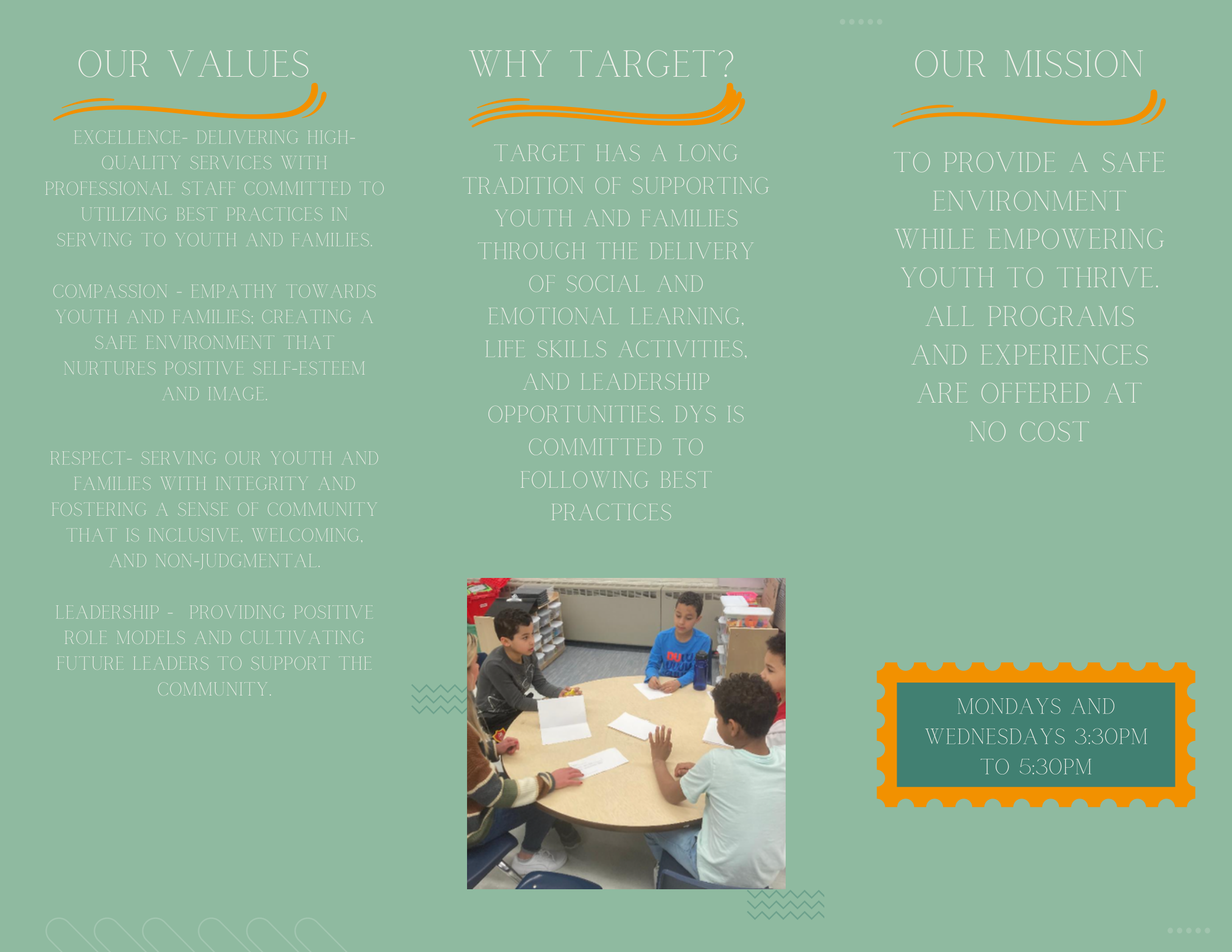 Teaching and Reaching Gaining Excellence Together (TARGET) — Danbury ...