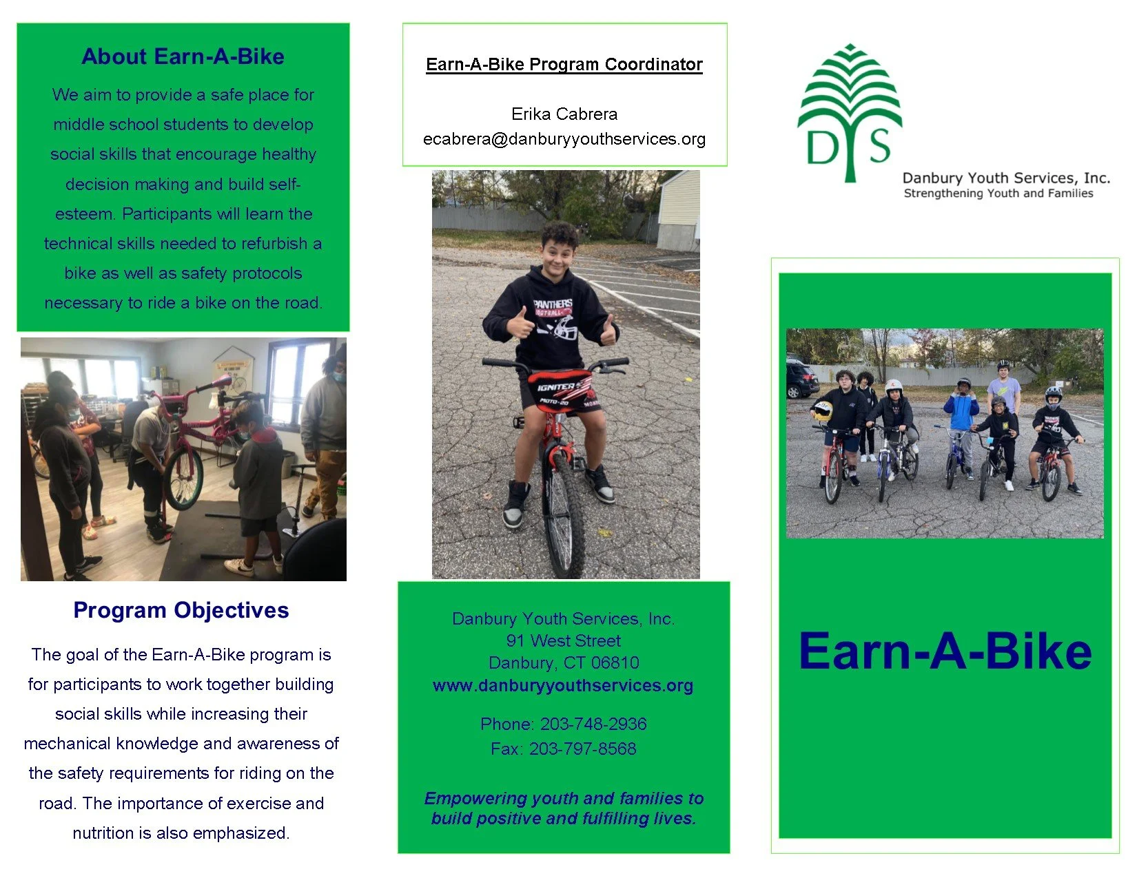 Earn-A-Bike — Danbury Youth Services