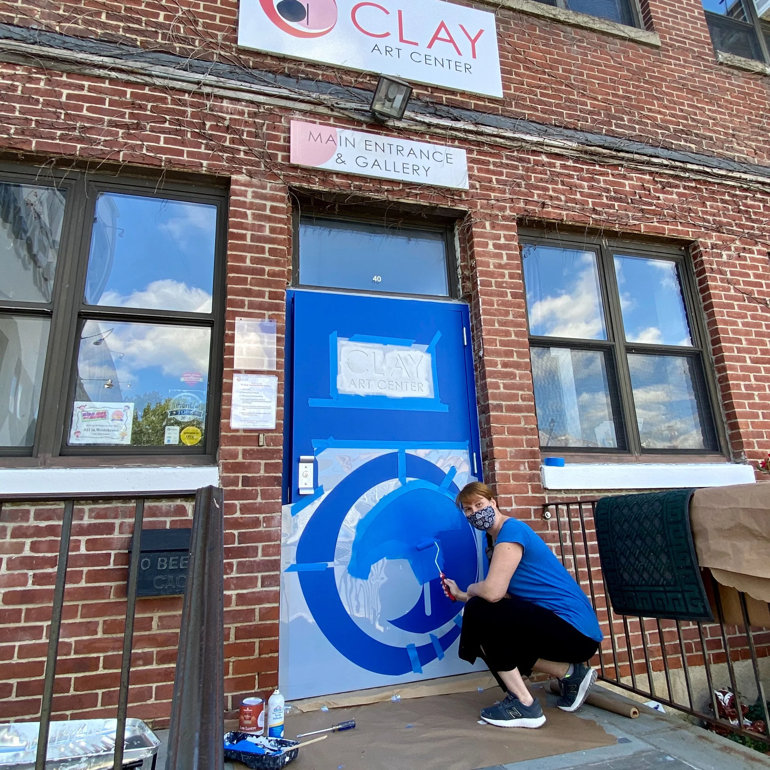 Clay Art Center - CAC Beautify Exterior Project