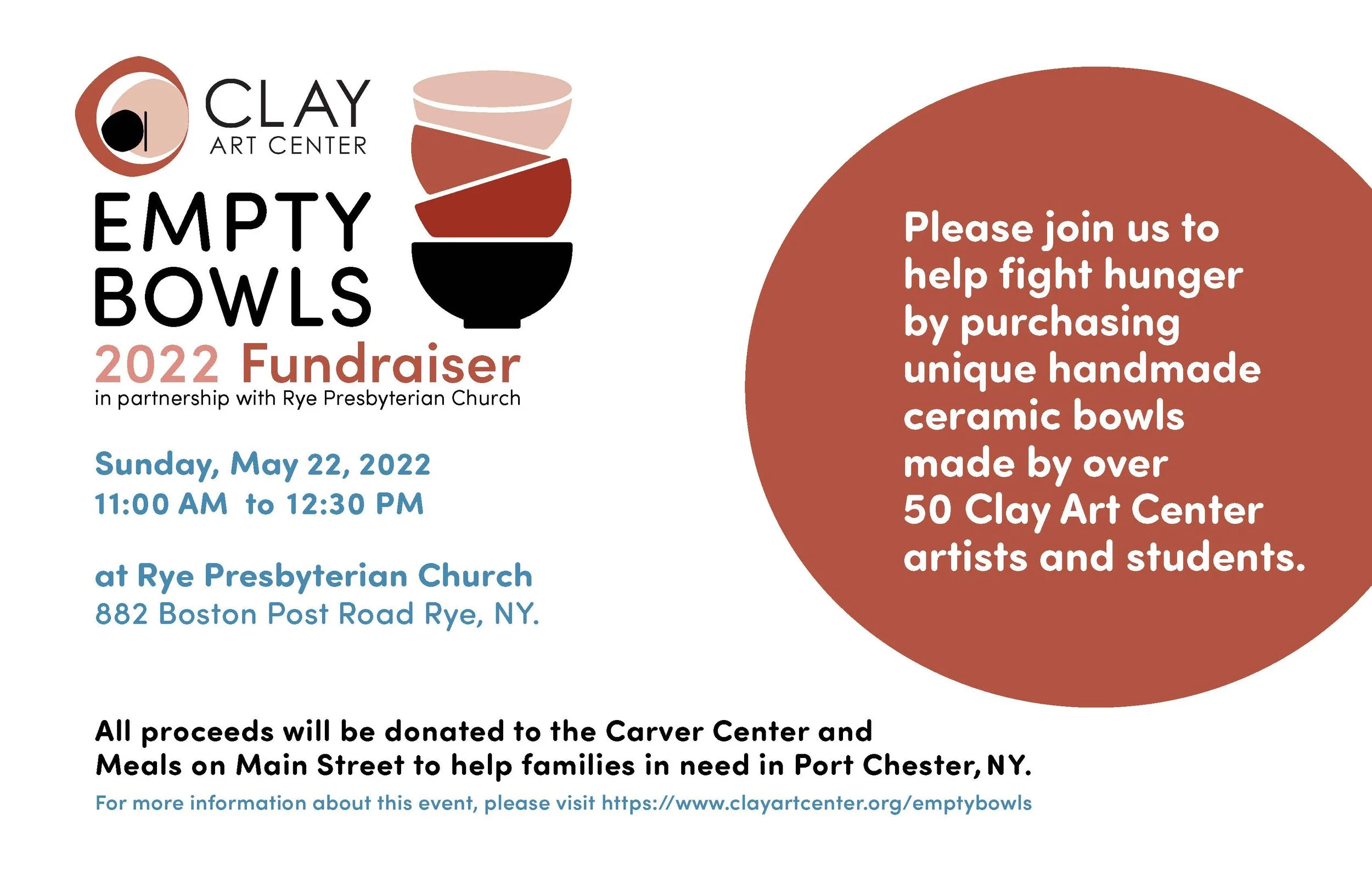 Clay Art Center - Empty Bowls