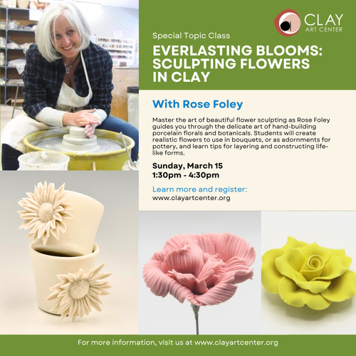 Clay Art Center - Master the art of beautiful flower sculpting with ...